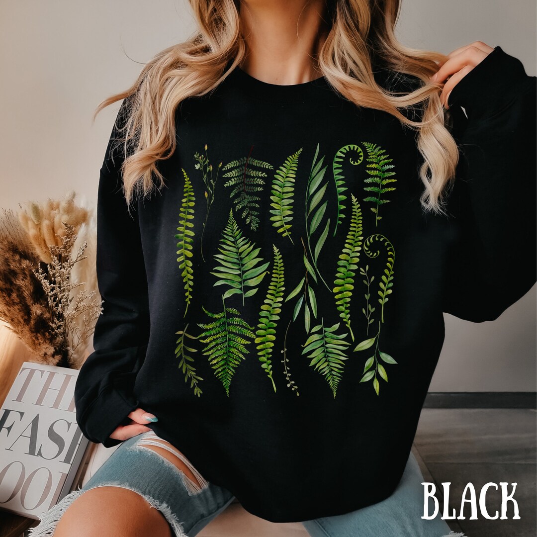 Forestcore Aesthetic Crewneck Sweatshirt Cottagecore Clothing Dark ...