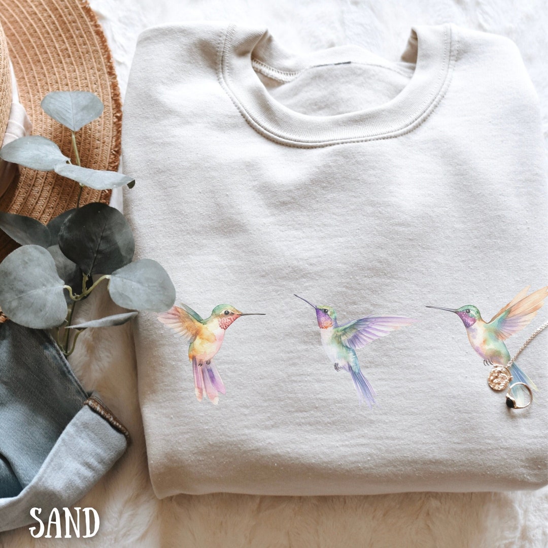 Hummingbird Crewneck, Hummingbird Sweatshirt, Bird Crewneck, Bird Lover ...