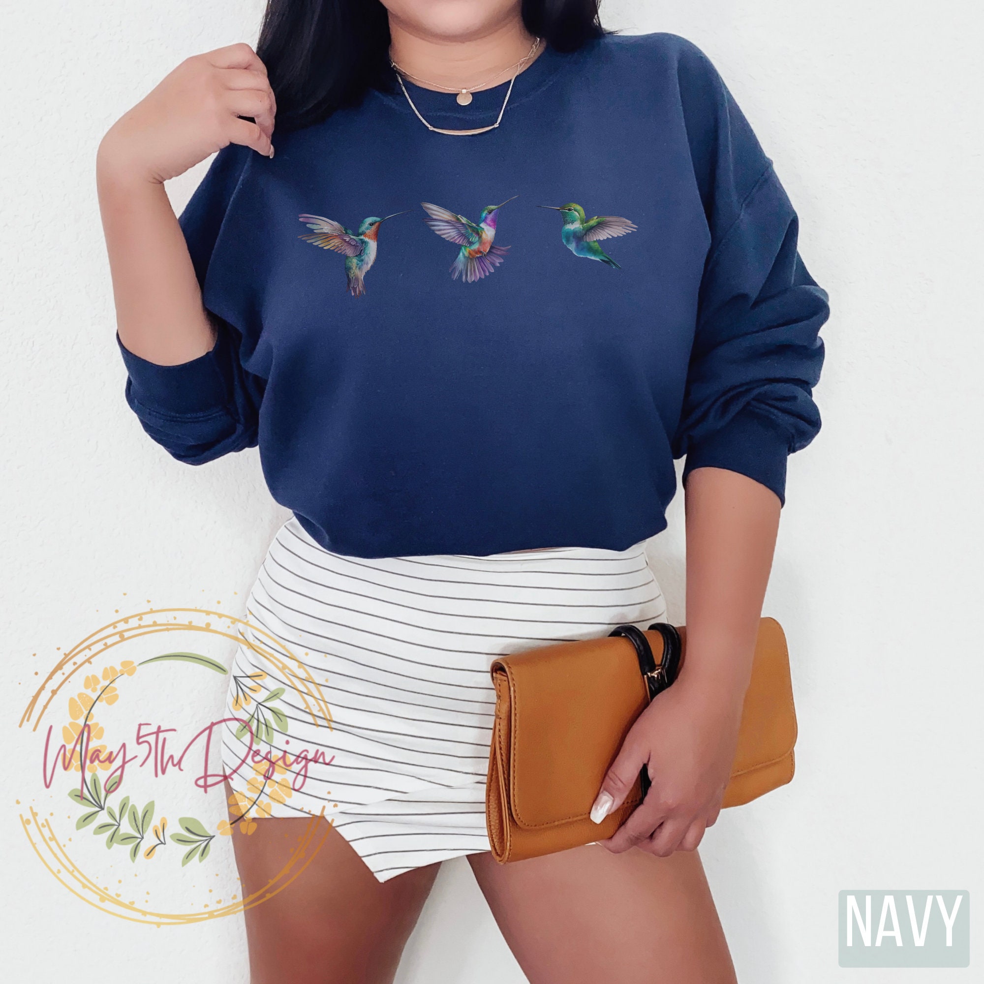Hummingbird Sweatshirt Gift for Women, Hummingbird Lover Gift ...