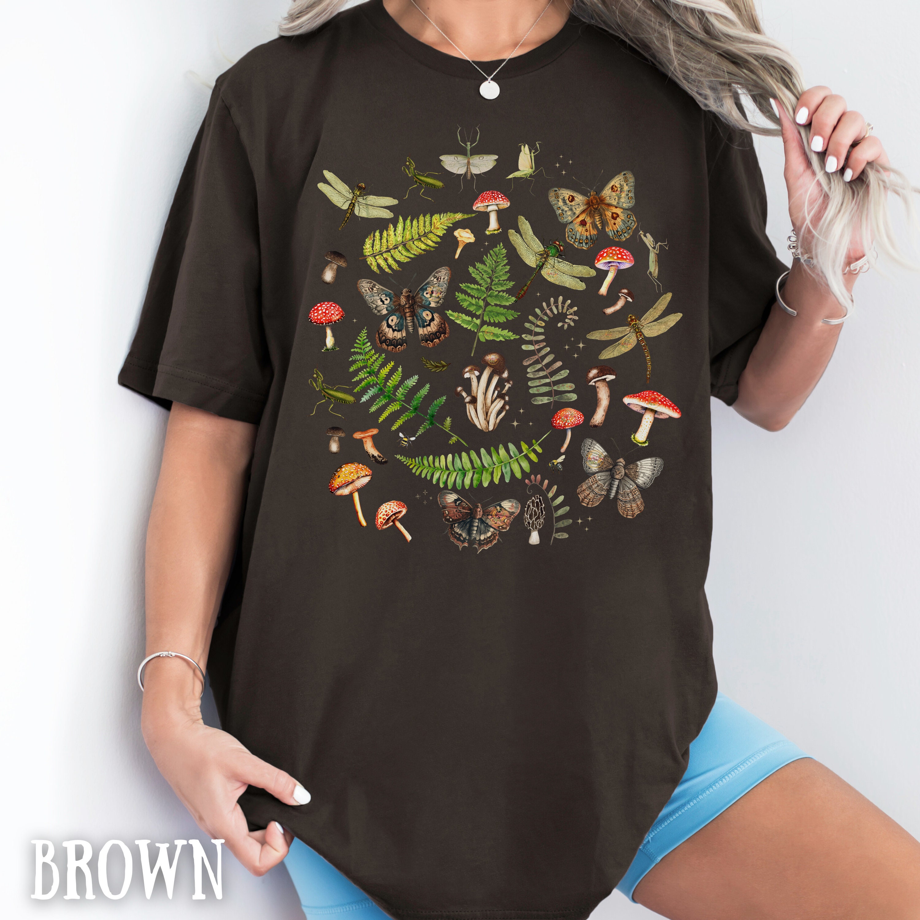 Moth Shirt, Vintage Insect Oversized Tshirt, Goblincore Bug Shirt ...