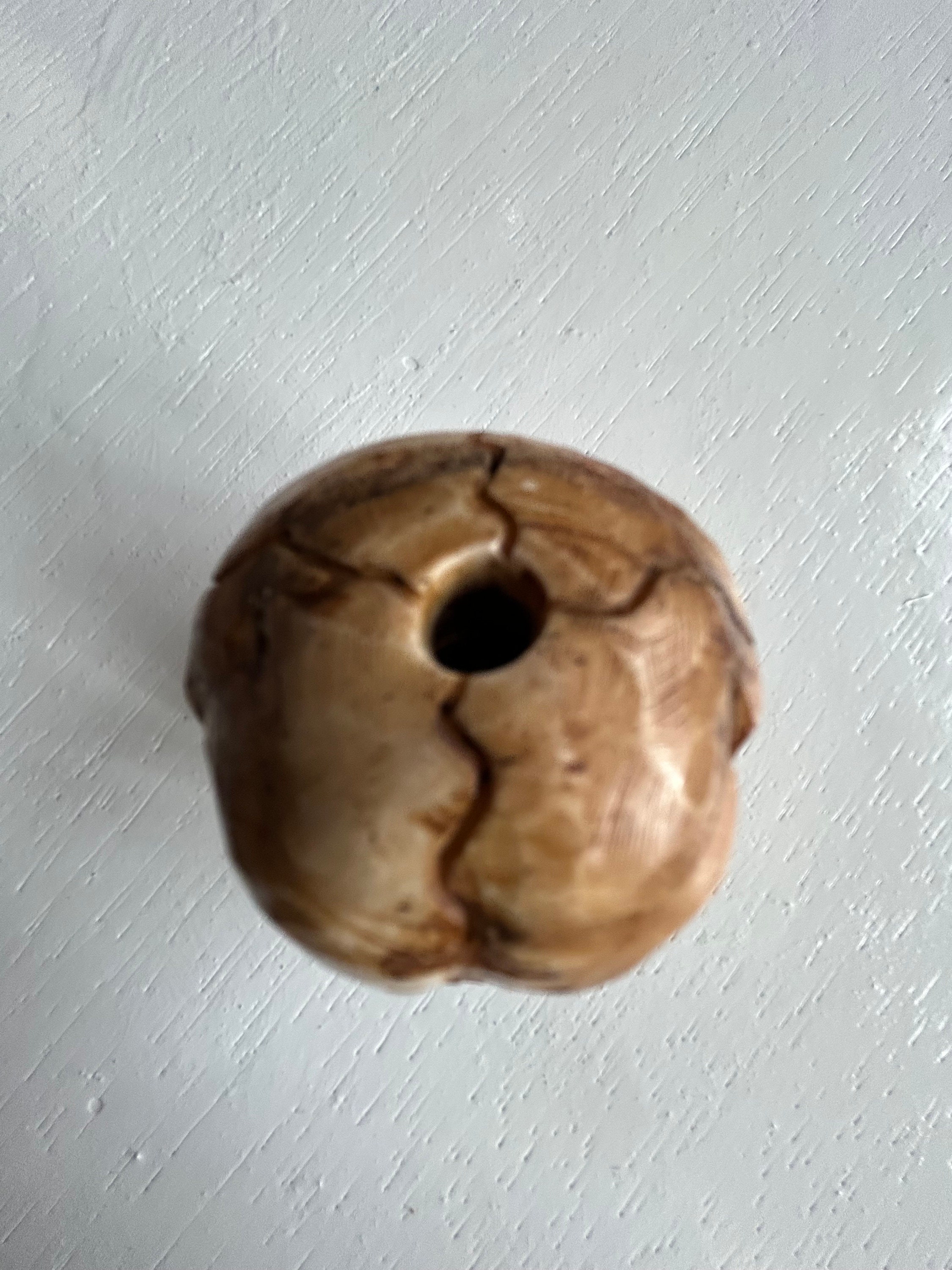 Vintage Large Yak Bone Handcarved Skull Shape for Decor, Pendant and ...