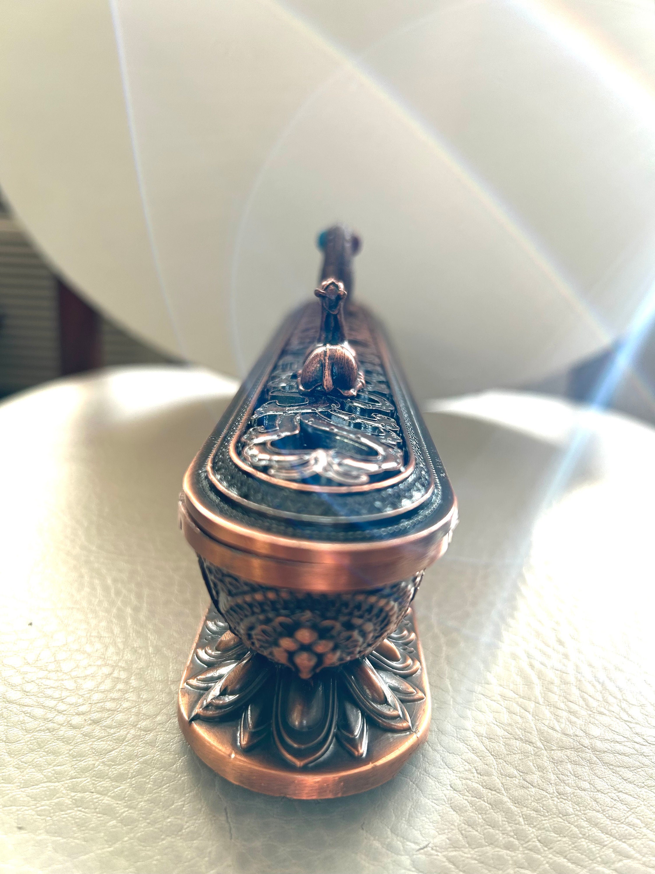 Tibetan Ritual Handcarved and Handmade Incense Burner Made From Copper ...
