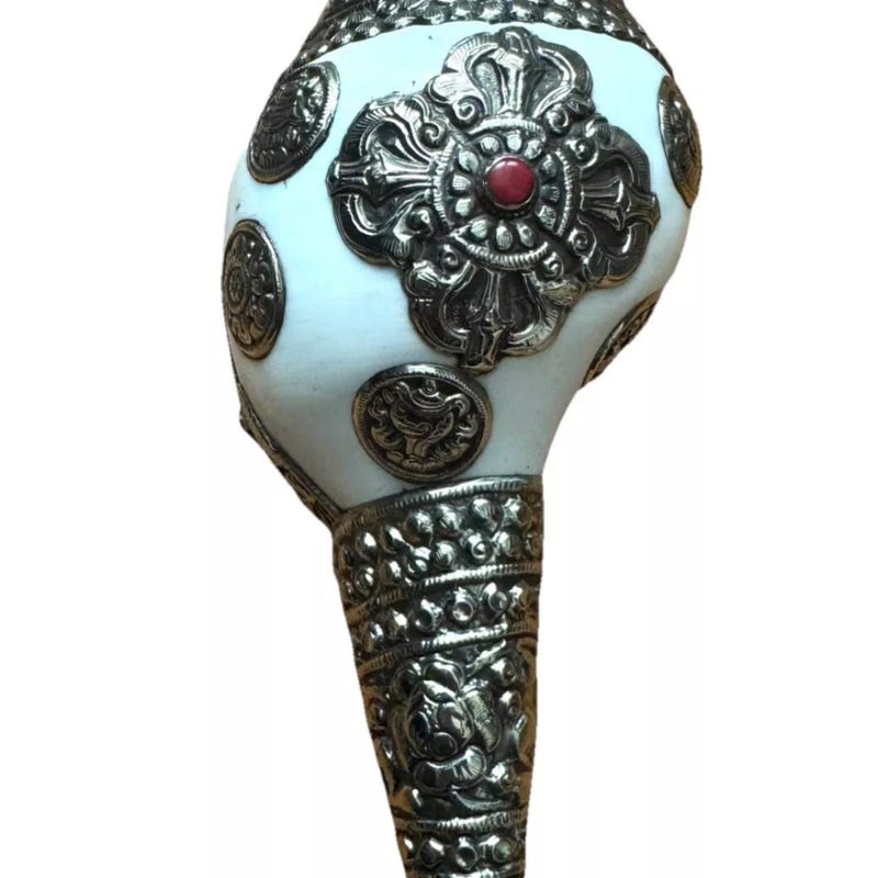 Vintage Tibetan Conch - Etsy