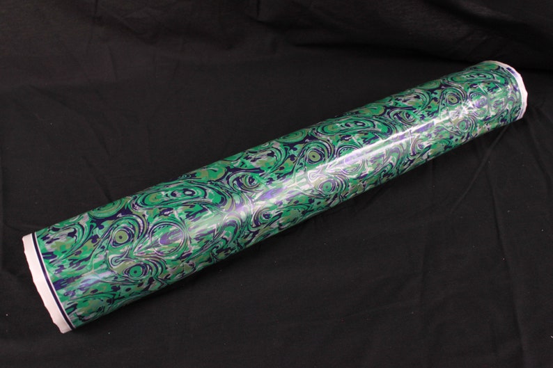 Hydrographics Film Water Transfer Blue and Green Paint Swirls Transparent Wrap 0.5m X 40m - Etsy