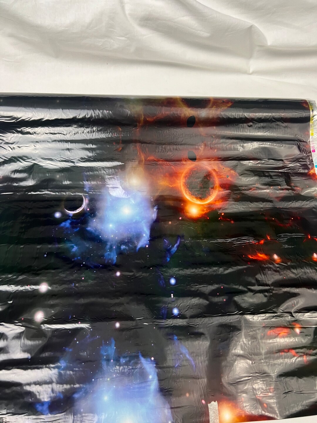 Hydrographics Film Water Transfer Red and Blue Nebula Space Galaxy ...