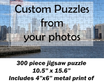 Custom Jigsaw Puzzle With Tin - Etsy