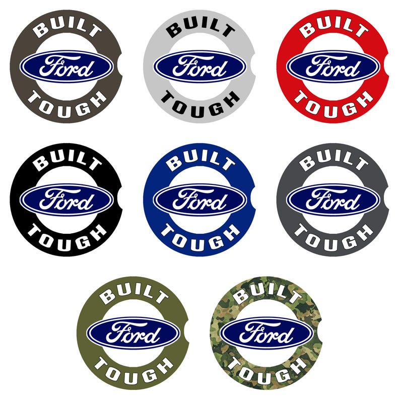 Ford Care Coaster "built Ford Tough" - Set of 2 - Etsy