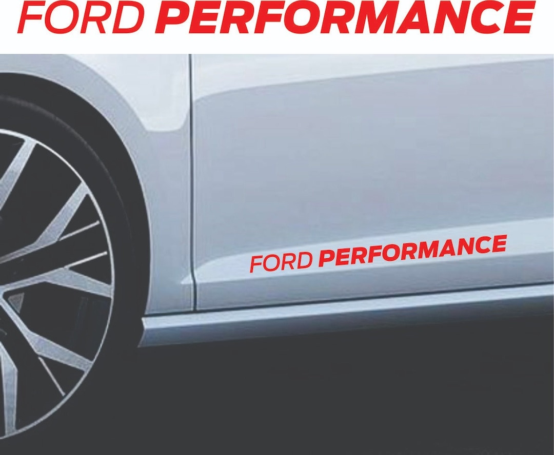 2pcs FORD PERFORMANCE Decal Sticker Sport Racing Stripe Emblem Car ...