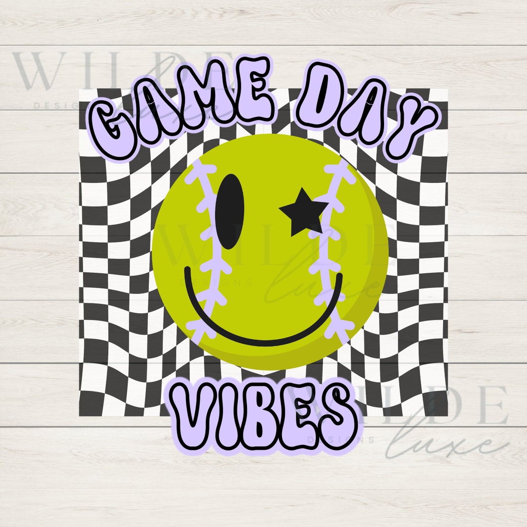 Purple Softball Game Day PNG Purple School Spirit Softball SVG ...