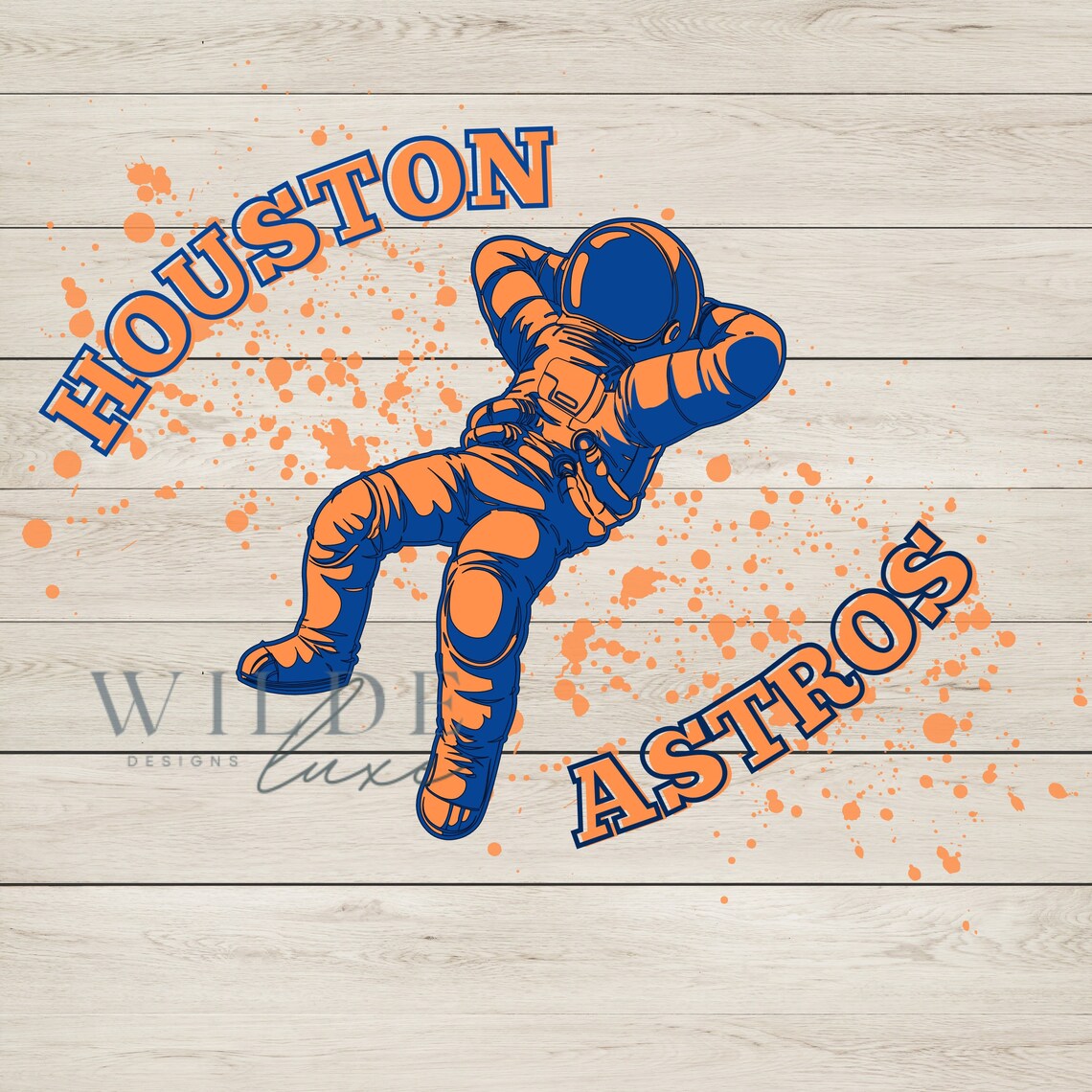 Houston Astro.s Splatter PNG Digitial Download Baseball Sublimation - Etsy