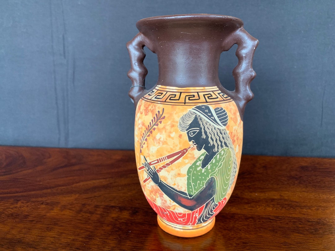 Authentic Hand Made and Painted Greek Vase - Etsy