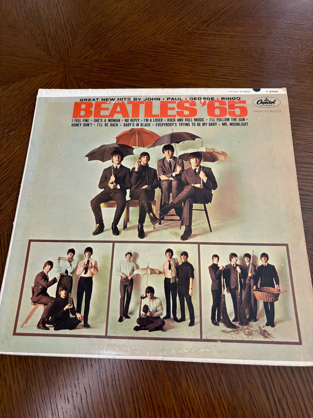 Vintage Beatles '65 Vinyl LP Capitol Records High Fidelity T2228 - Etsy