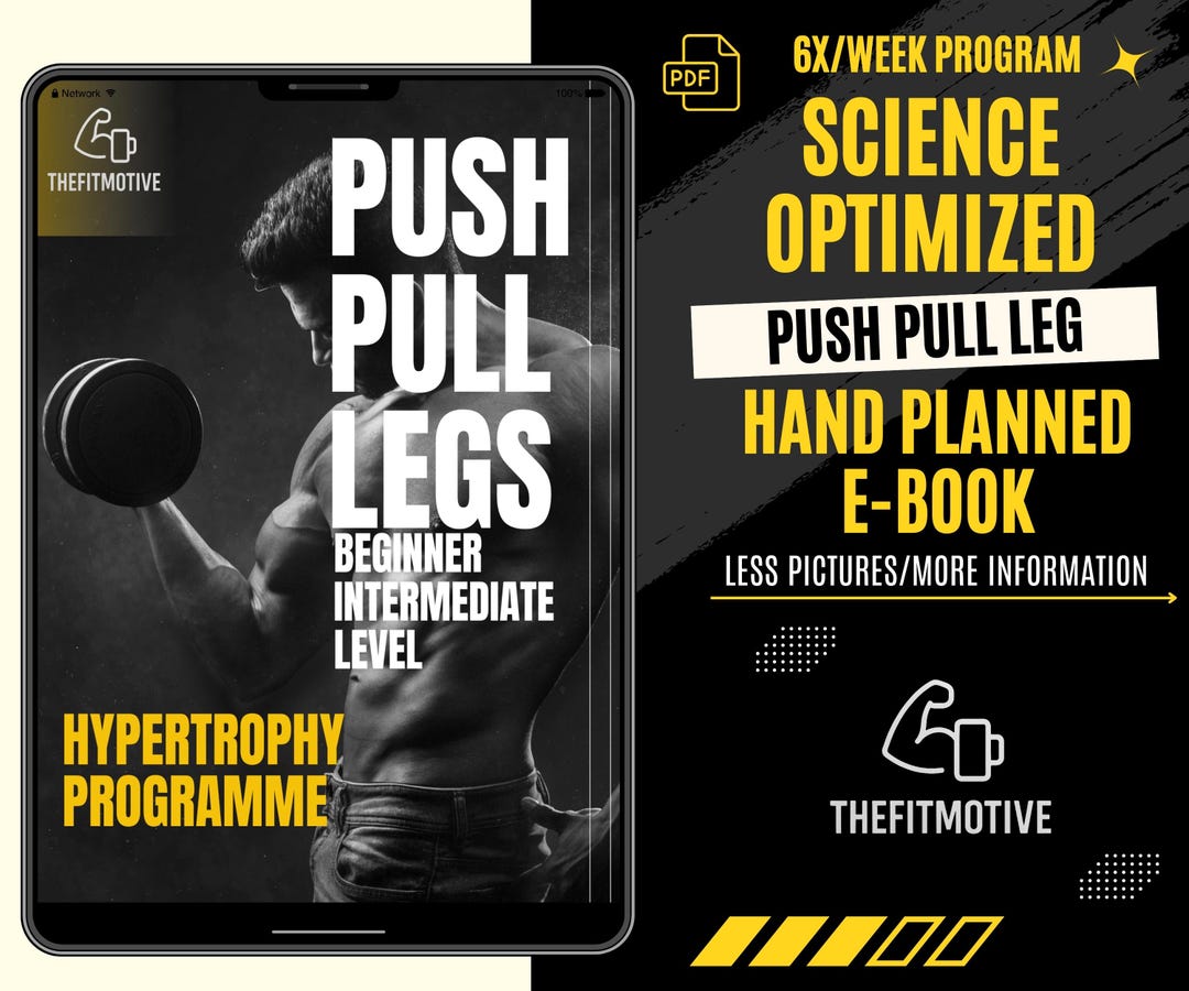 14 Weeks Workout Program, Push-pull-legs Plan, Personal Trainer E-book, Fitness Coach ...
