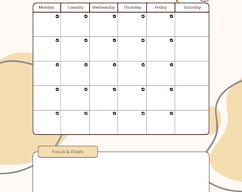 Simple and Minimal Printable Daily Fitness Planner - Etsy
