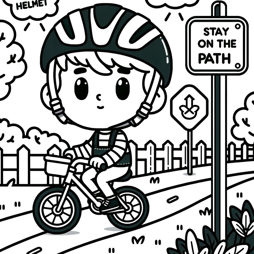 Printable Safety First Coloring Book 15 Coloring Pages Instant Download ...