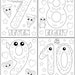 Printable One to Ten Number Coloring Pages - Instant Download - Etsy
