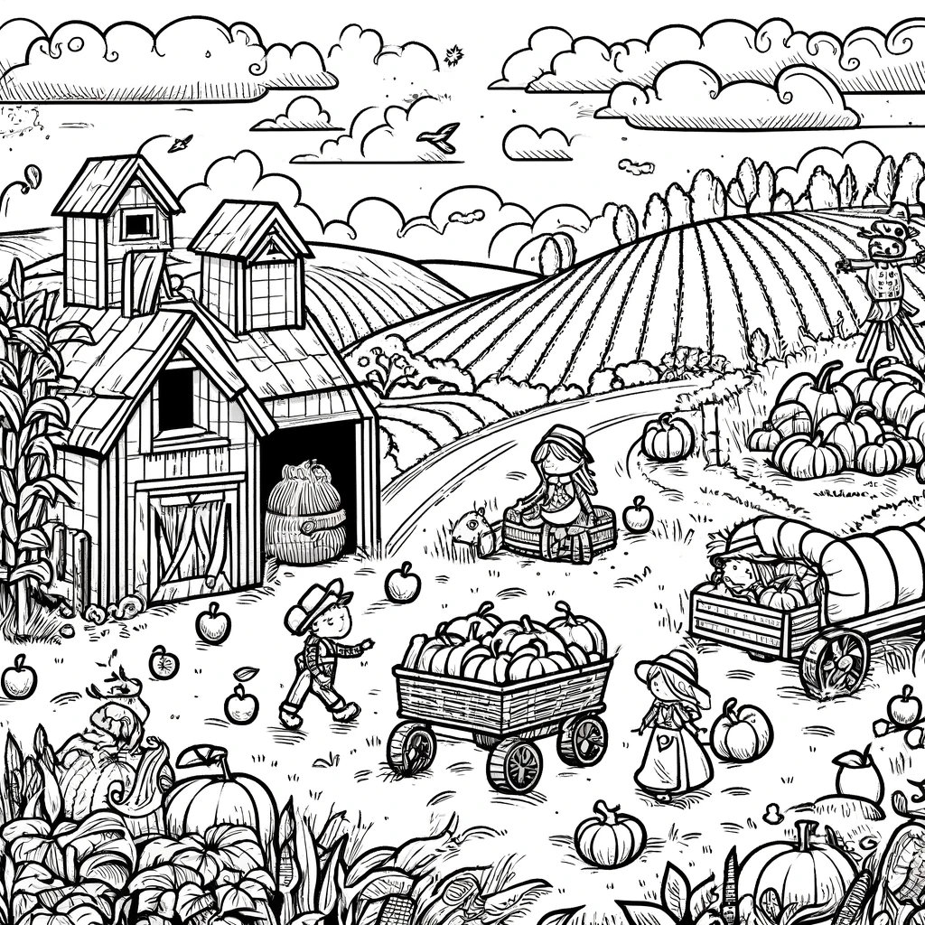 Printable Seasons of Color : A Year-round Coloring Adventure 10 ...