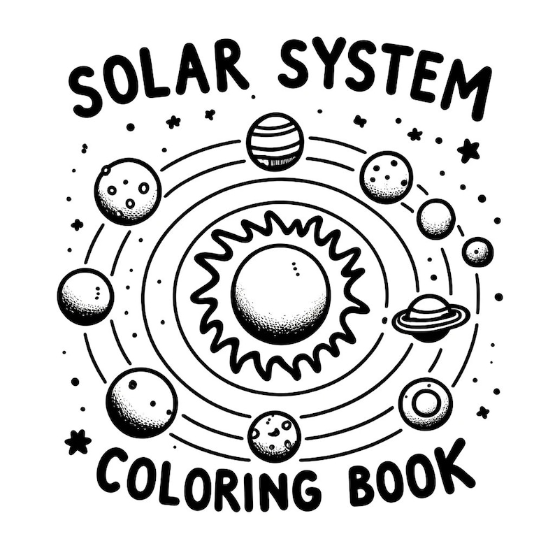 Printable Solar System Coloring Pages (10) - Explore the Wonders of the ...