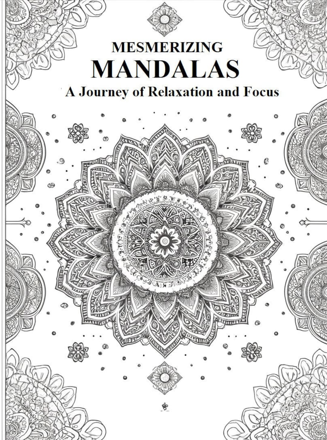 Printable Mandalas : Coloring Journey of Relaxation and Focus - 5 Pages ...