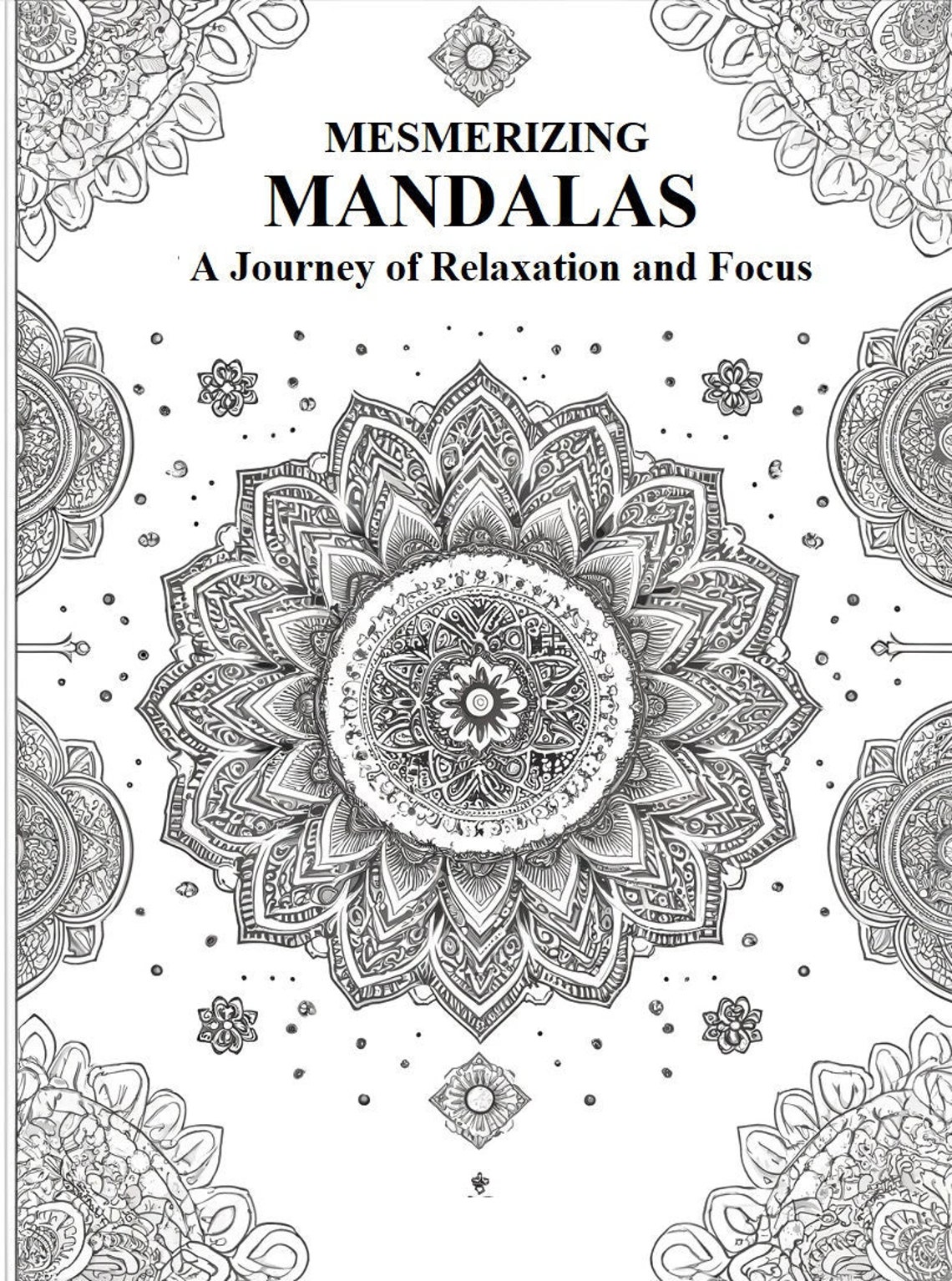Printable Mandalas : Coloring Journey of Relaxation and Focus - 5 Pages ...