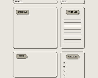 Simple Modern Printable Annual Goal Planner - Etsy