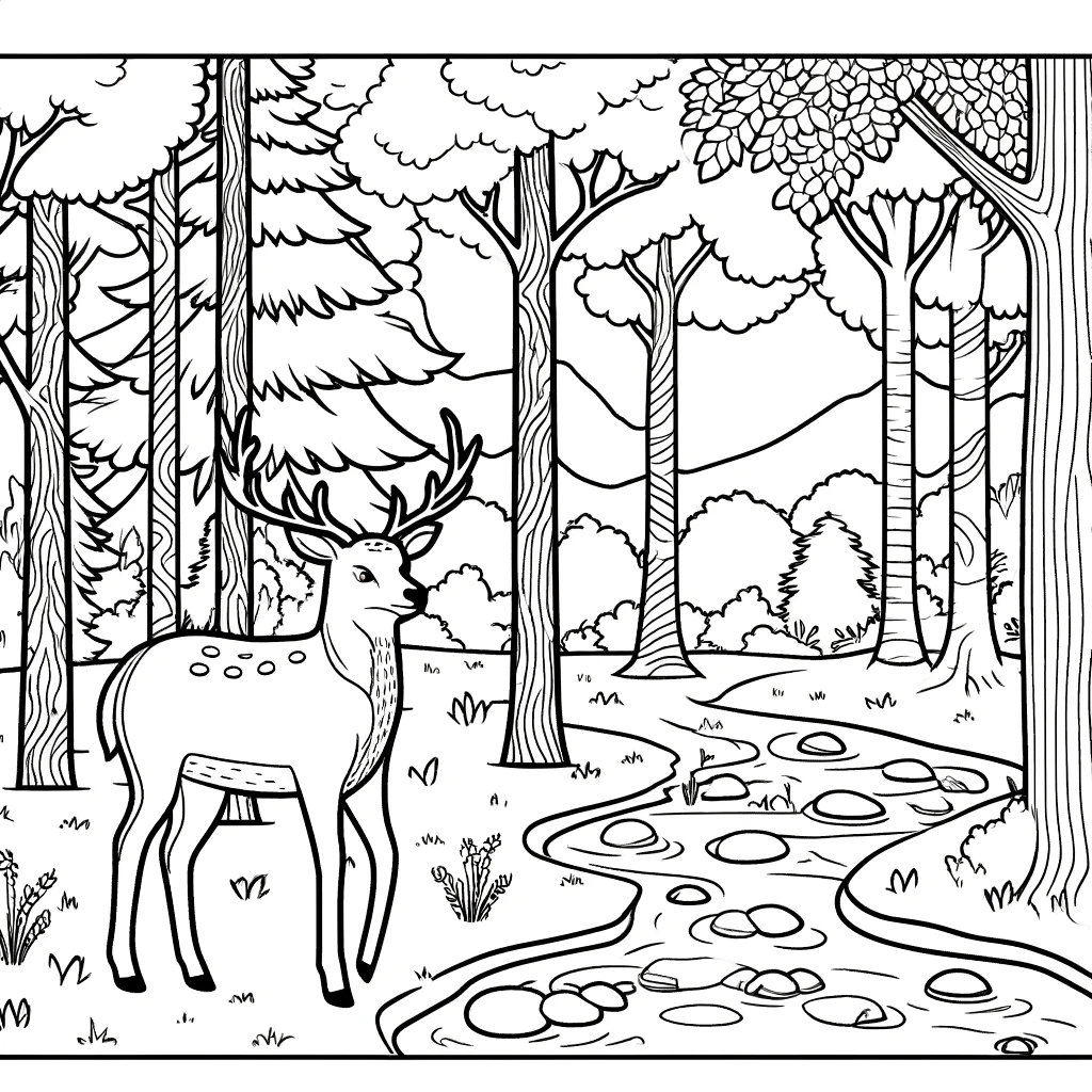 Printable Animals and Their Habitats Coloring Book - 20 Coloring Pages ...