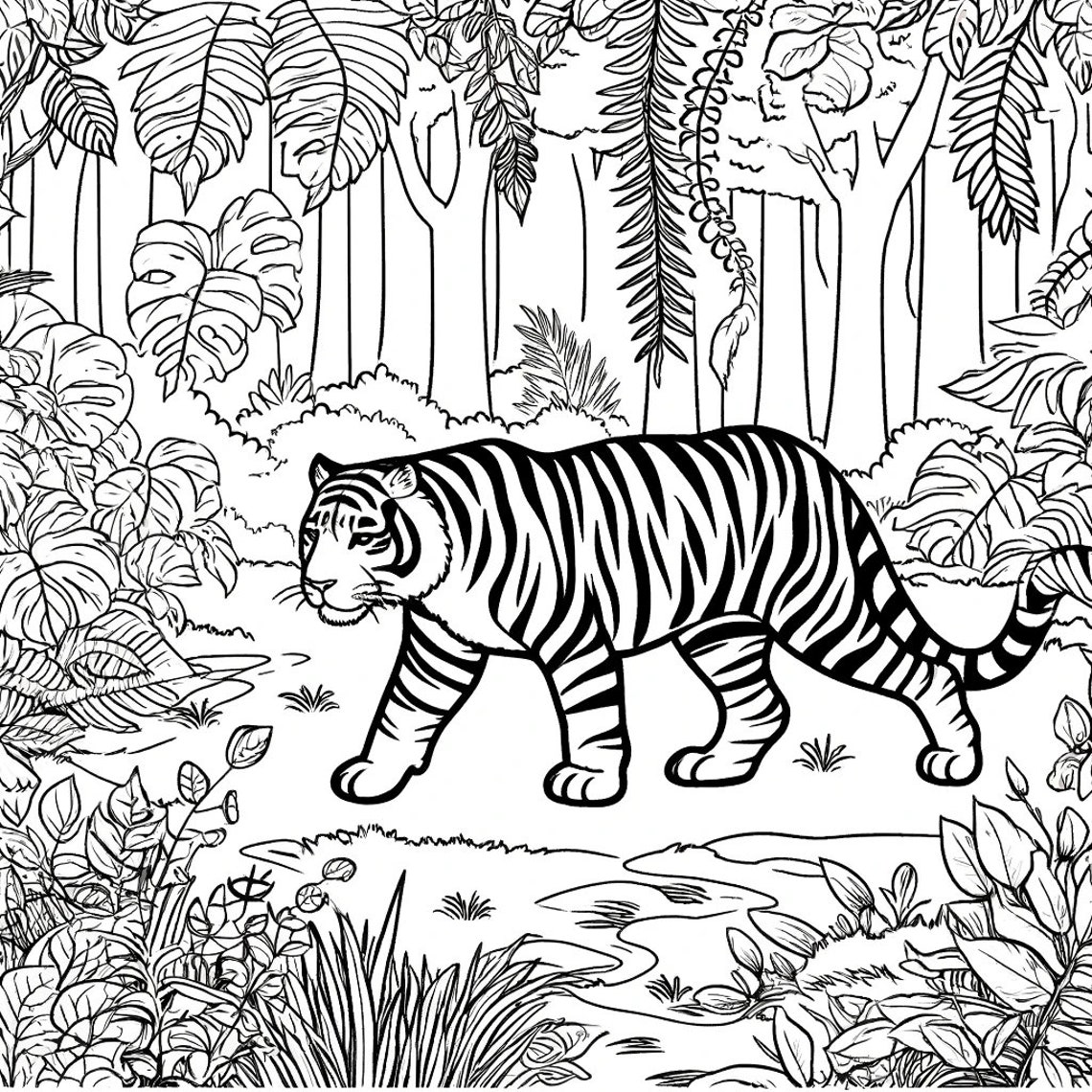 Printable Animals and Their Habitats Coloring Book - 20 Coloring Pages ...