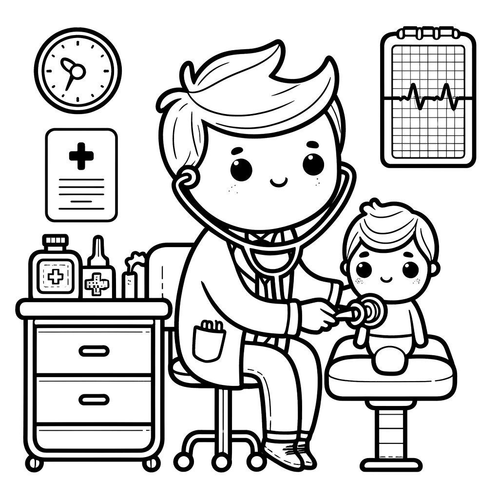 Printable Community Heroes: A Coloring Journey - 10 Coloring Pages ...