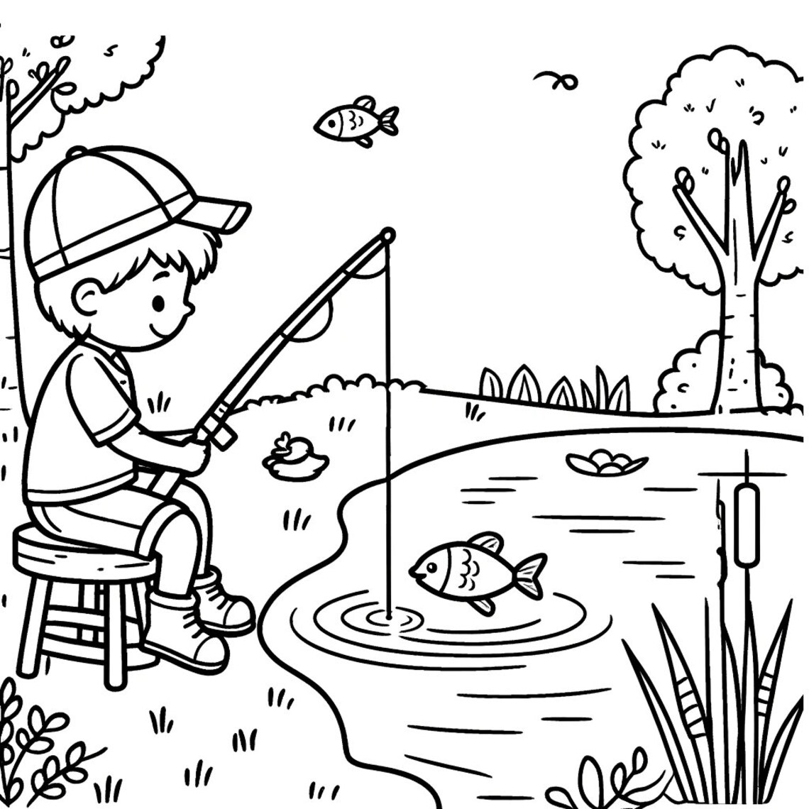 Printable Good Hobbies for Kids to Explore - 20 Pages Coloring Book ...