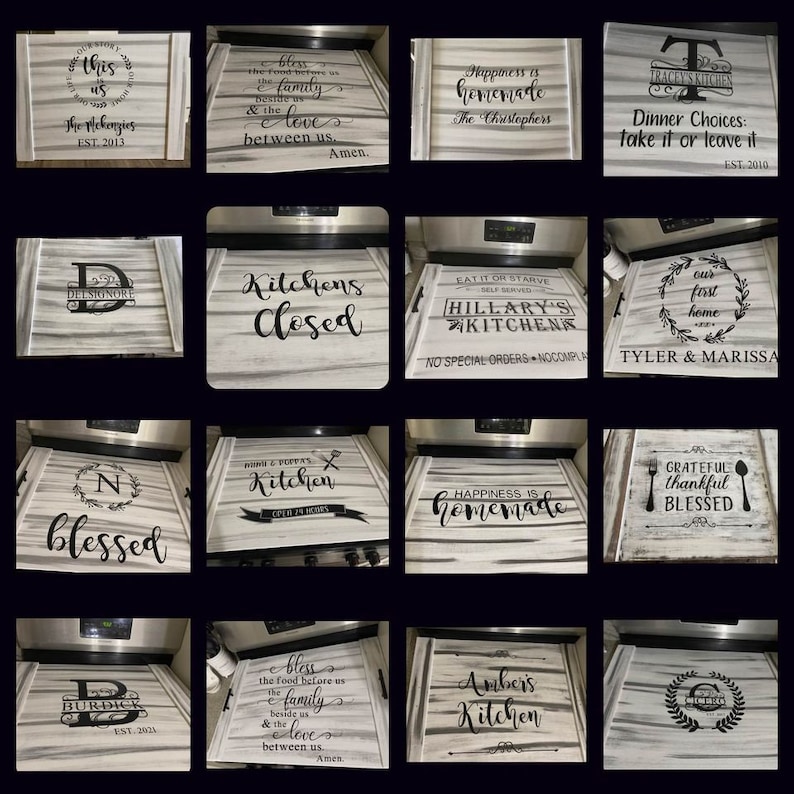 Customizable Stove Covers - Etsy