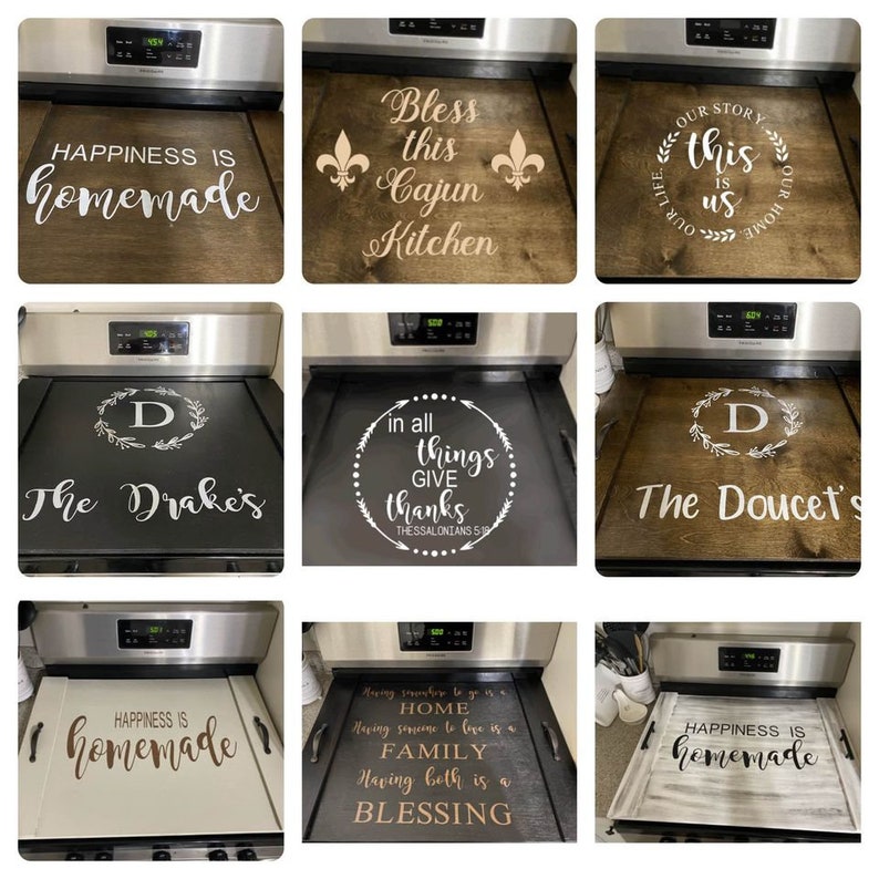 Customizable Stove Covers - Etsy