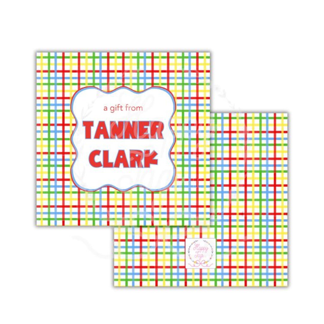Colorful Gift Tags | Digital File, Stickers or Printed Tags - Etsy