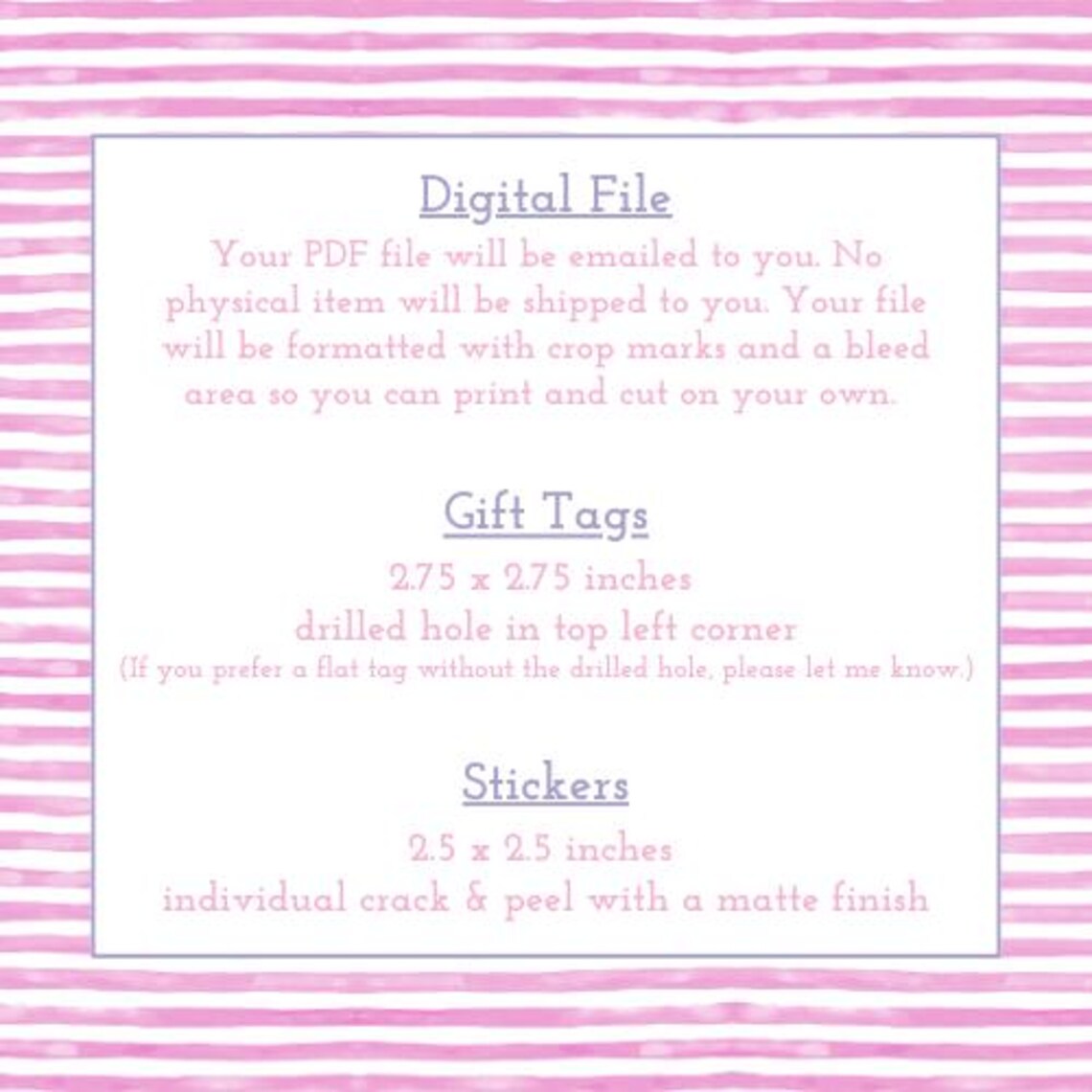 Classic Valentine Gift Tags | Digital File, Stickers or Printed Tags - Etsy