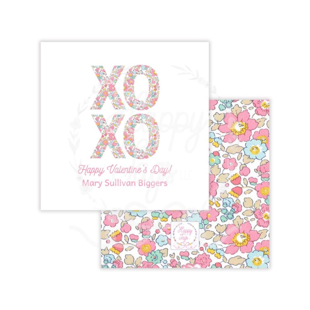 Girl XOXO | Valentine's Day Treat Tags | Kids Class Treat Tags ...