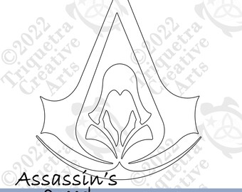 Assassin's Creed Valhalla Silhouette SVG/DXF/PNG - Etsy