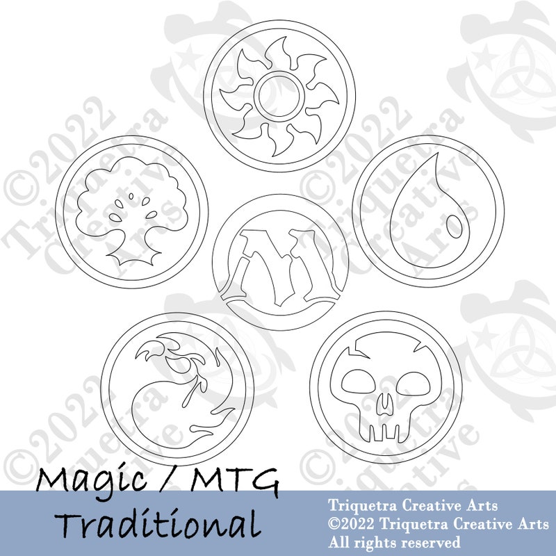 Magic Gathering Svg - Etsy