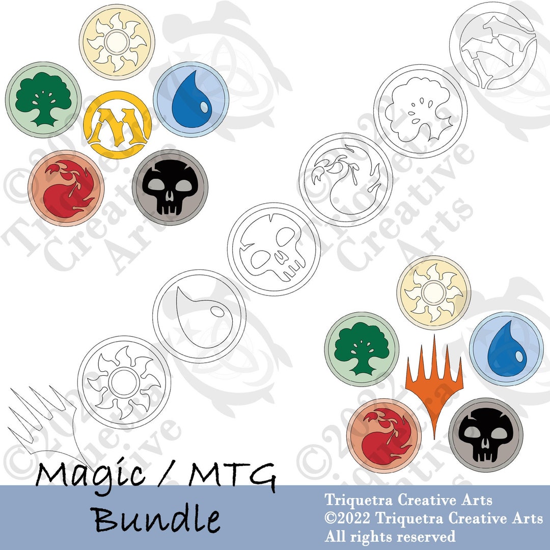 Magic the Gathering Traditional Art Bundle SVG/DXF/PNG/+ - Etsy
