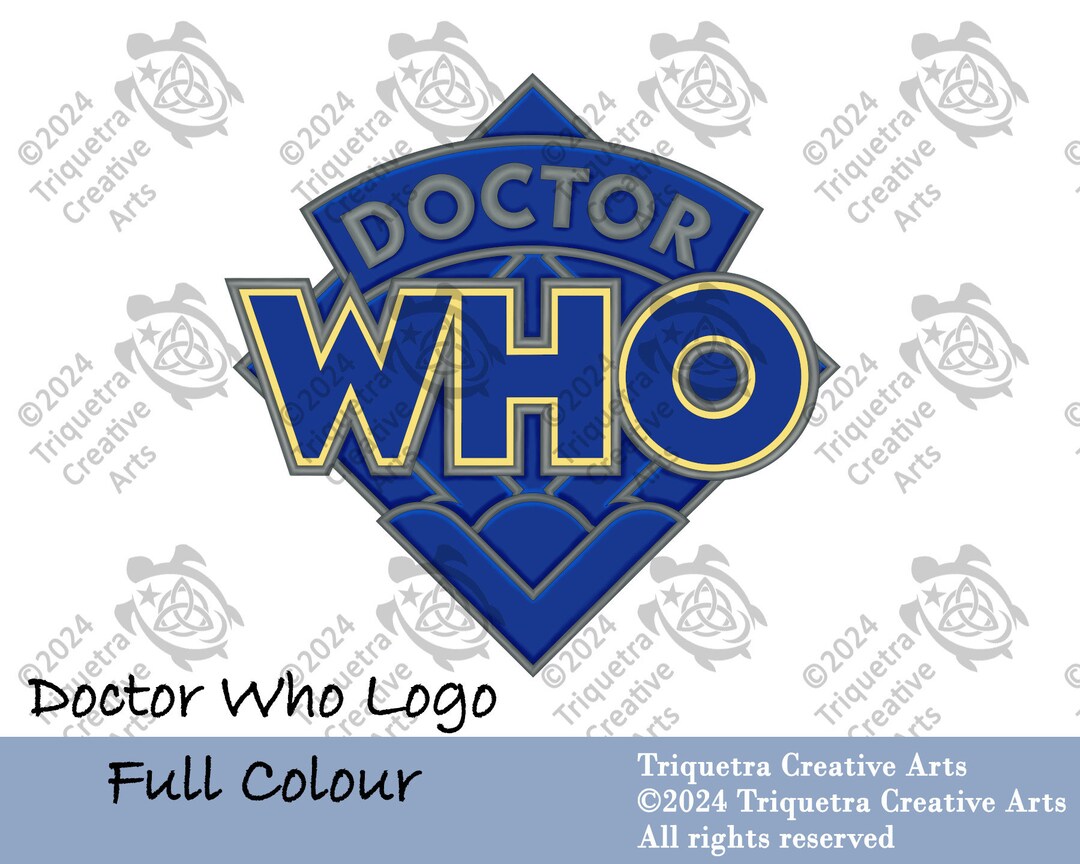Doctor Who Logo - Full Colour PNG / JPG / TIFF - Etsy