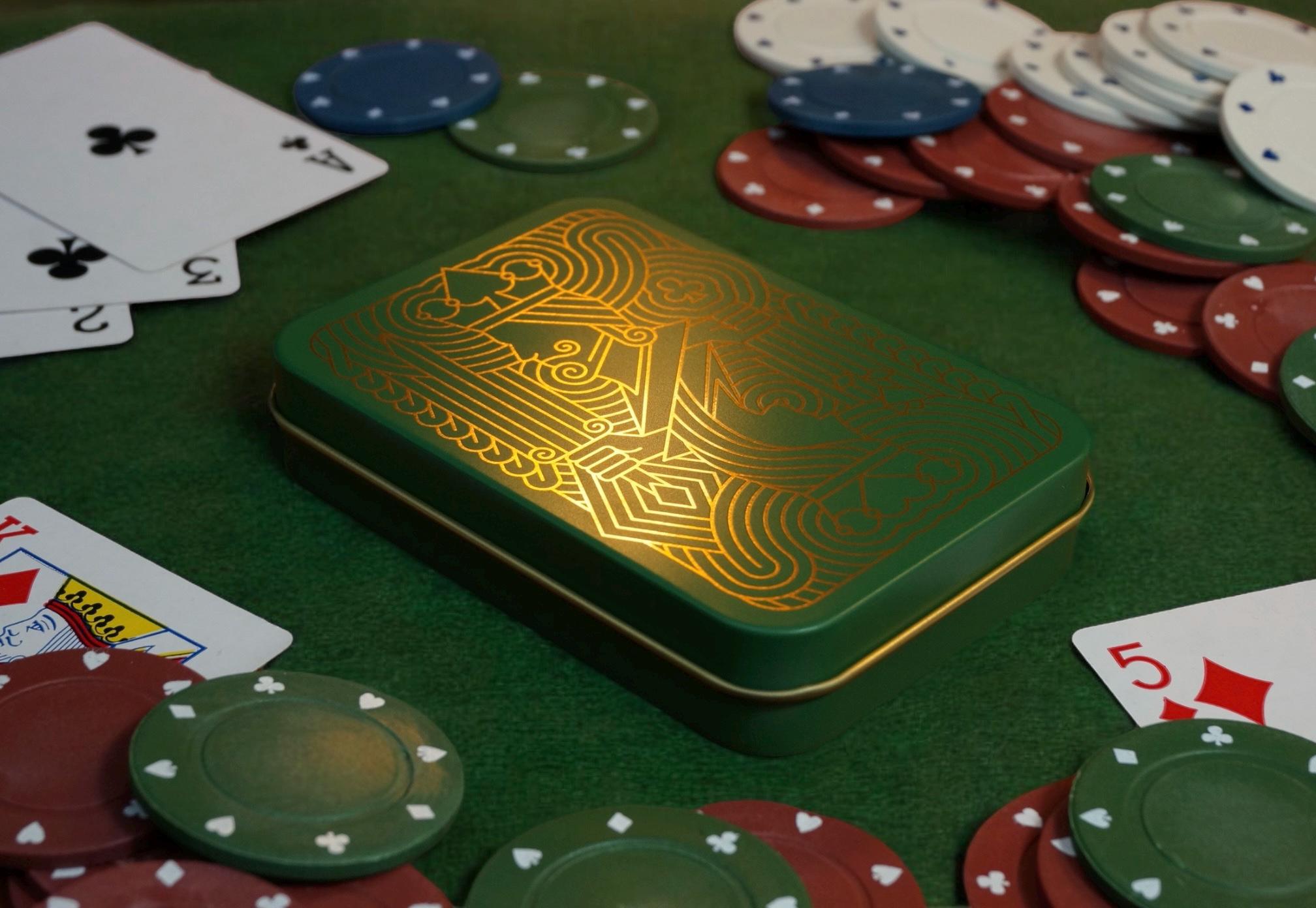 Tinit's Playing Card Tin Metal Box Case Cards Game Stocking Filler Gift ...