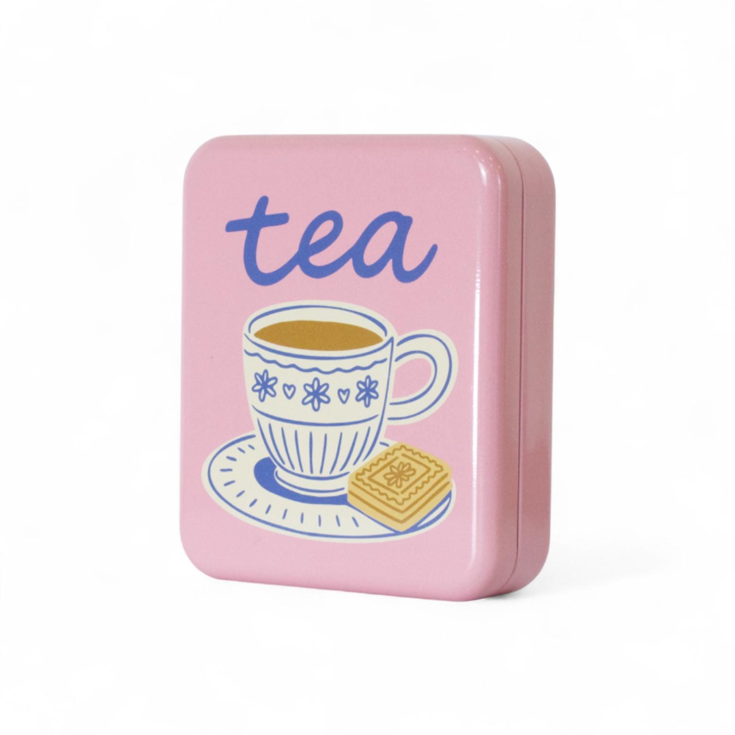 TINIT Tea Bag Travel Tin 'tea & a Biccy' - Portable Metal Tea Bag ...