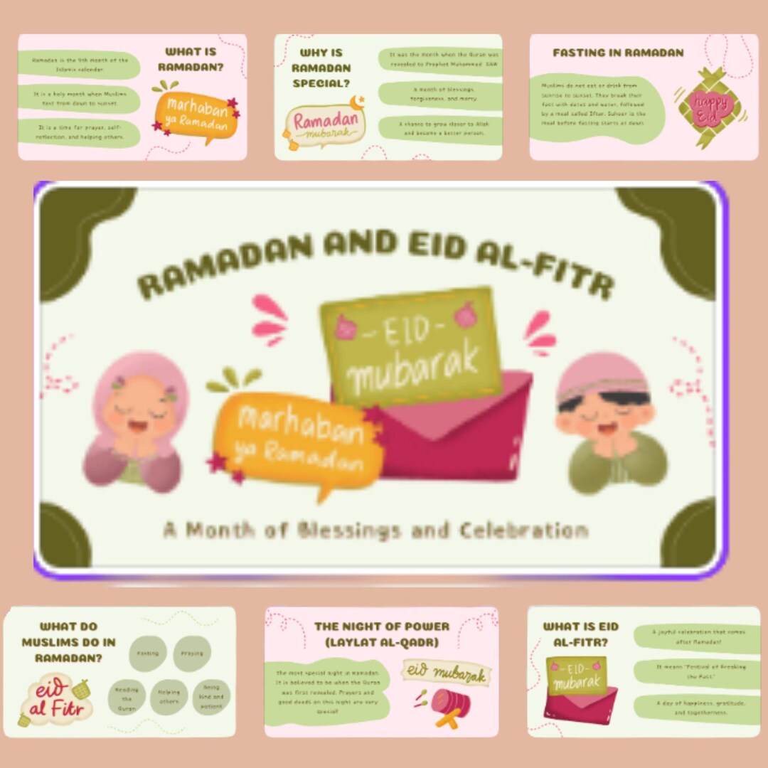 Ramadan and Eid Editable Kids Planner | 30 Day Journal Islamic Learning ...