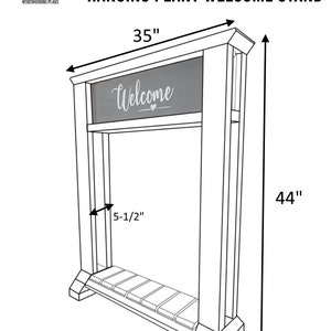 Hanging Plant Welcome Stand Woodworking Plans (PDF) - Etsy