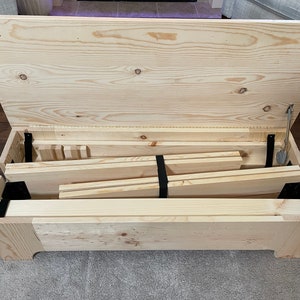 DIY Folding Bed in a Box Woodworking Plans (PDF) - Etsy