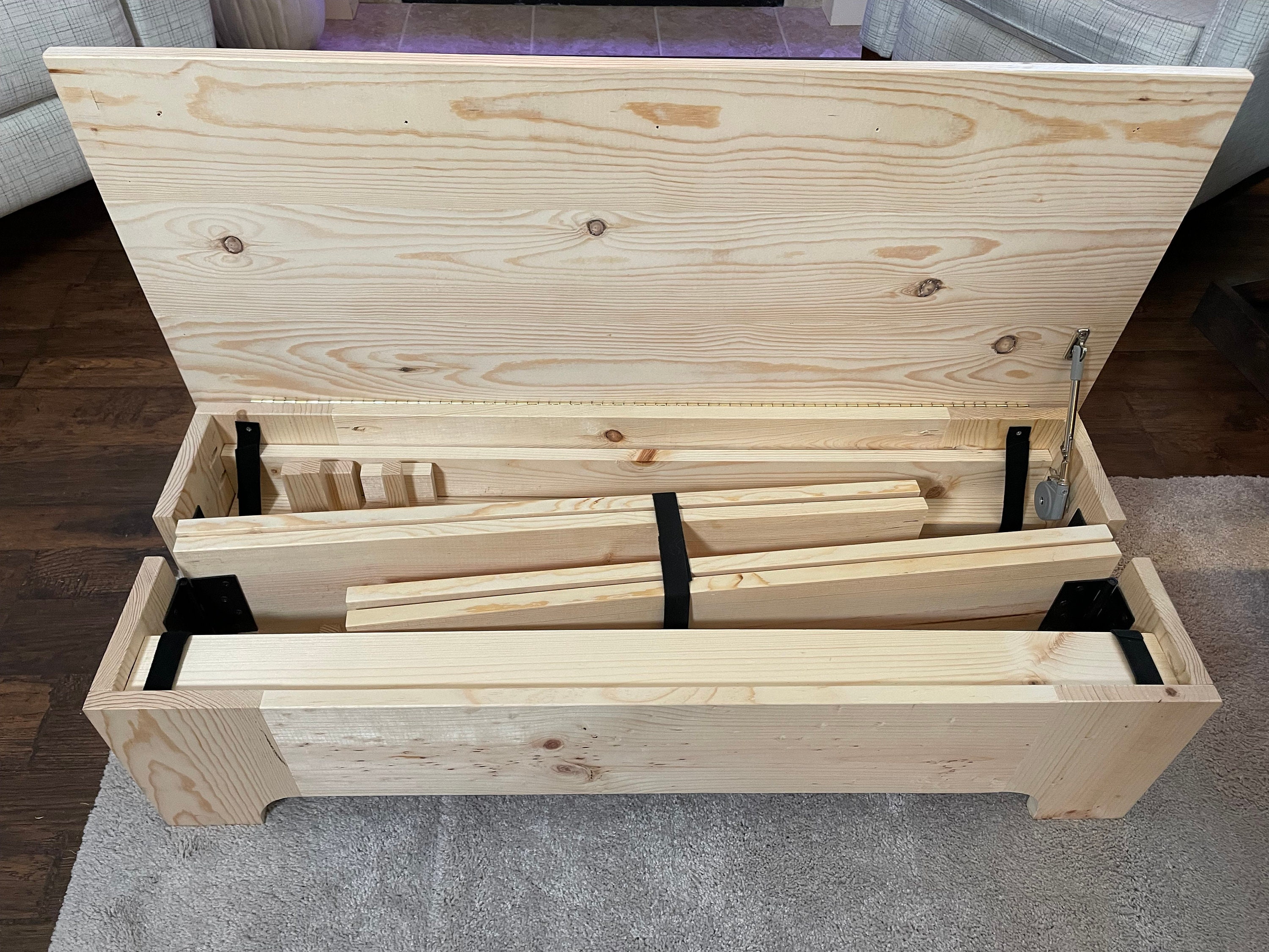 DIY Folding Bed in a Box Woodworking Plans (PDF) - Etsy