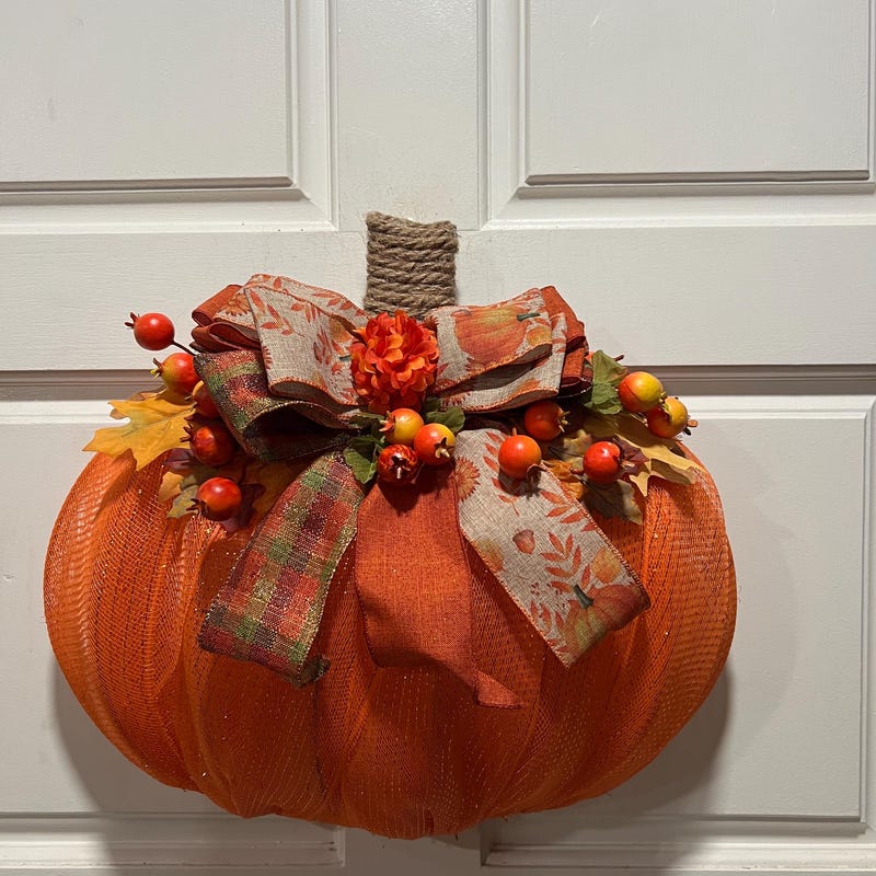 Pumpkin Frame Wreath - Etsy