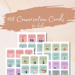 Conversation Starters,conversation Cards for Kids,table Talk ...