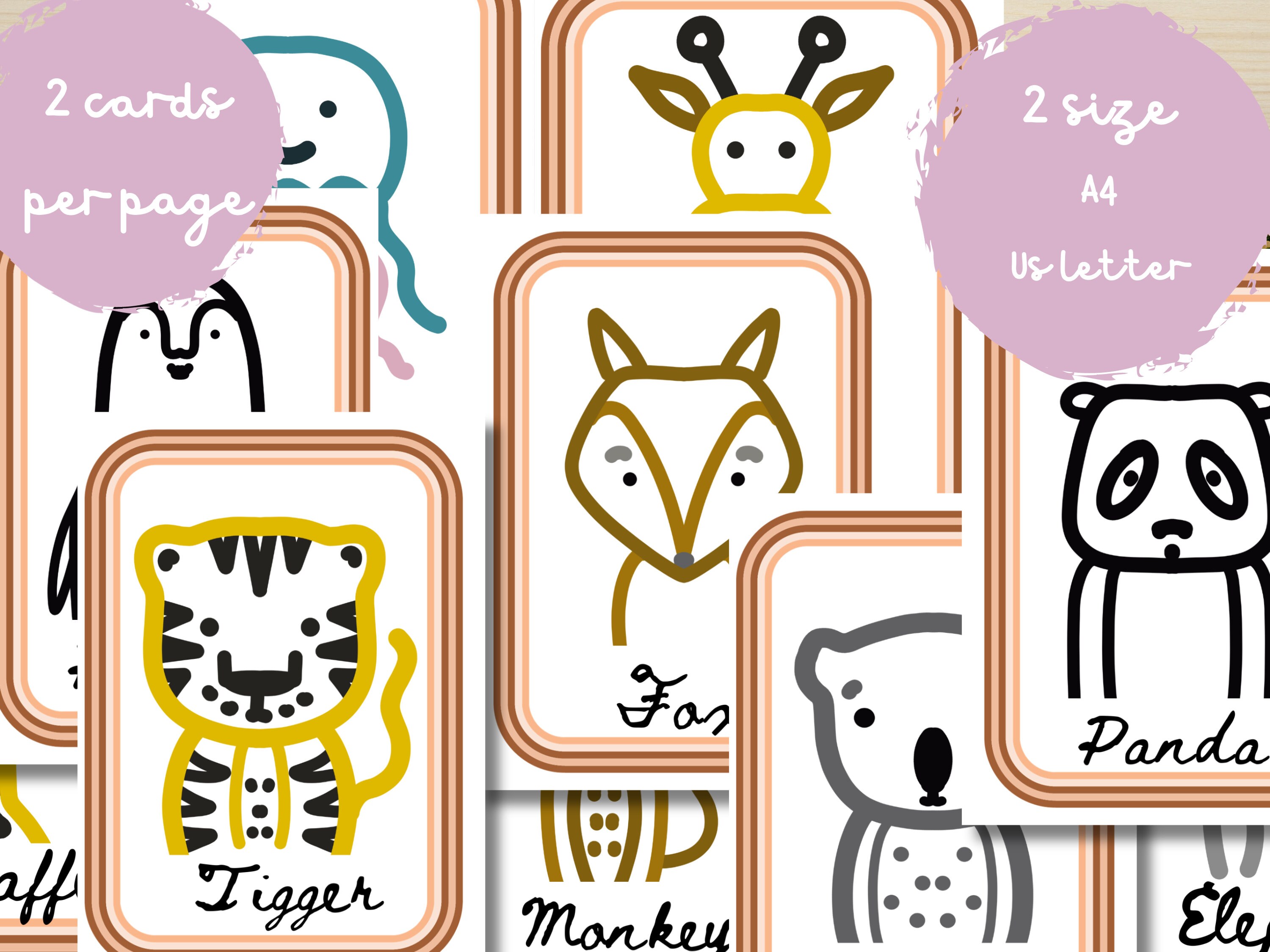 Animal Play Dough Mats, Digital Download, Play Dough Activity ...