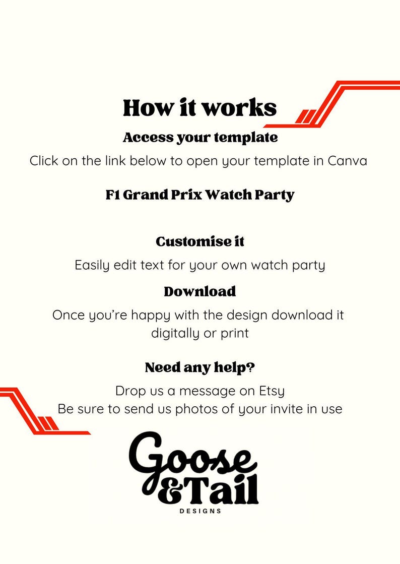 F1 Las Vegas Grand Prix Watch Party Invitation: Editable Racing Theme ...