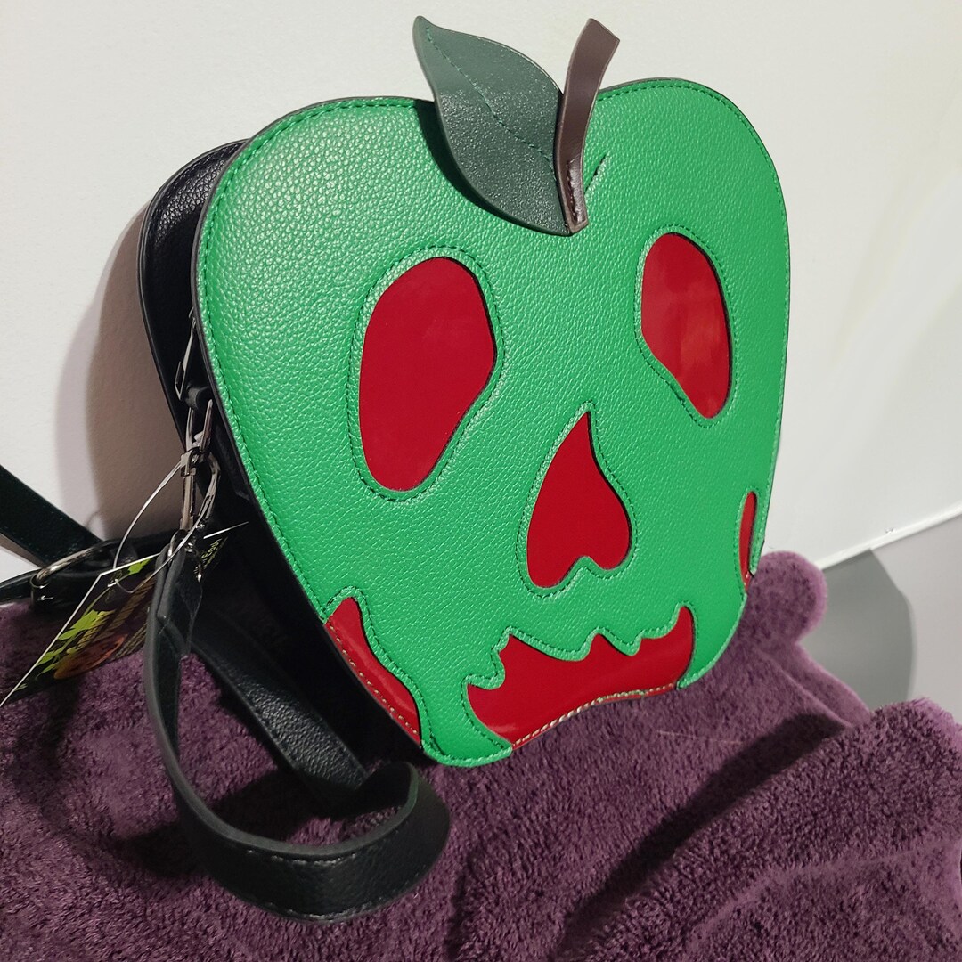 NEW Poison Apple Purse Snow White Crossbody Handbag Faux Leather Disney ...