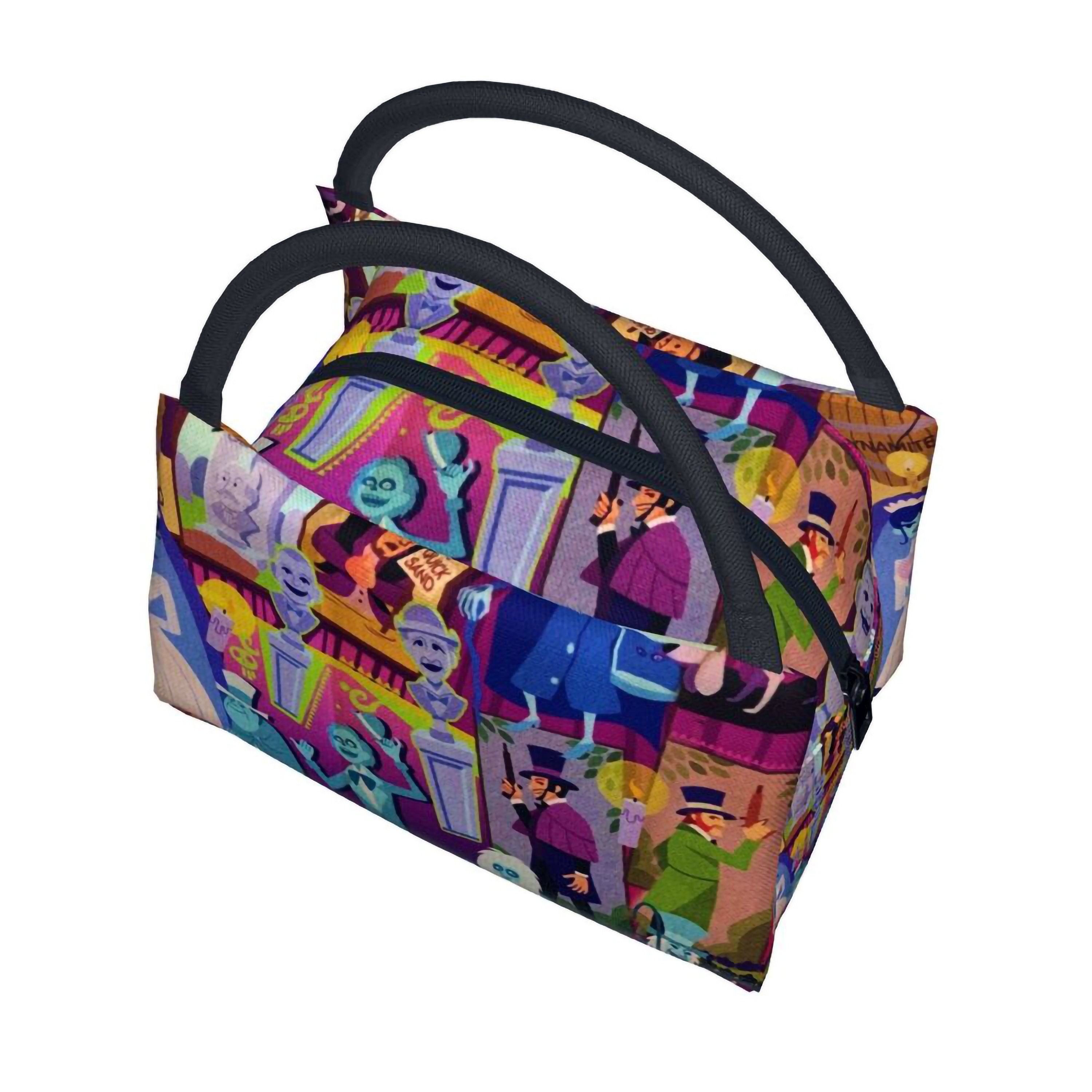 Disney Haunted Mansion Insulated Lunch Bag Graveyard Happy Haunts ...